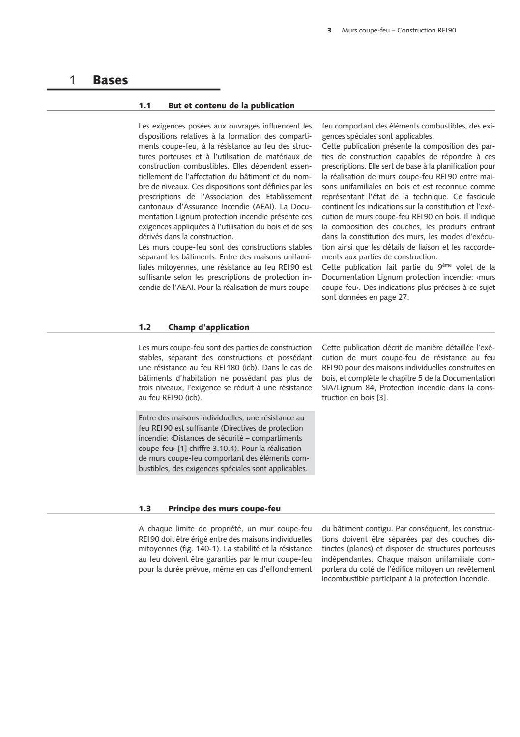 Murs coupe-feu – Construction REI 90, PPI 2003 by Lignum - Issuu