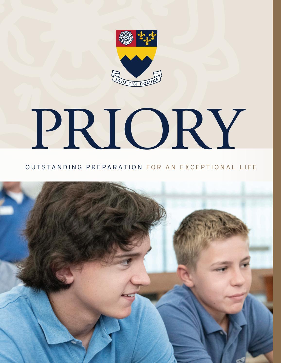 Saint Louis Priory School 2021-22 Admissions Viewbook by Saint Louis ...
