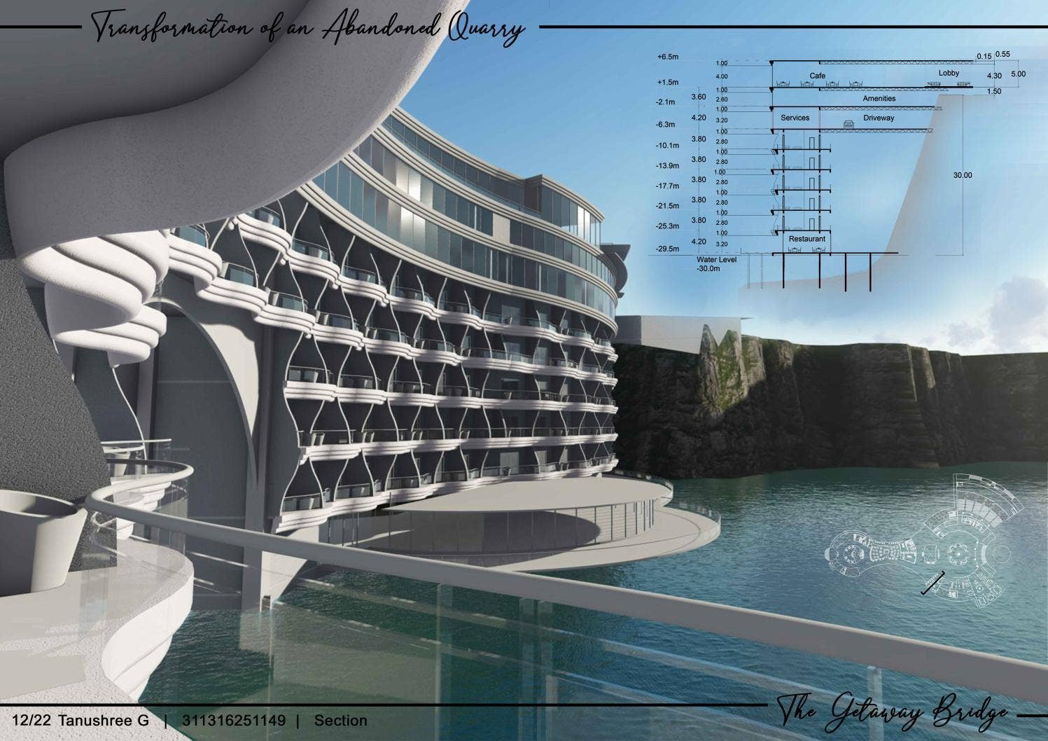 Transformation of an Abandoned Quarry - Thesis Project by Tanushree G ...