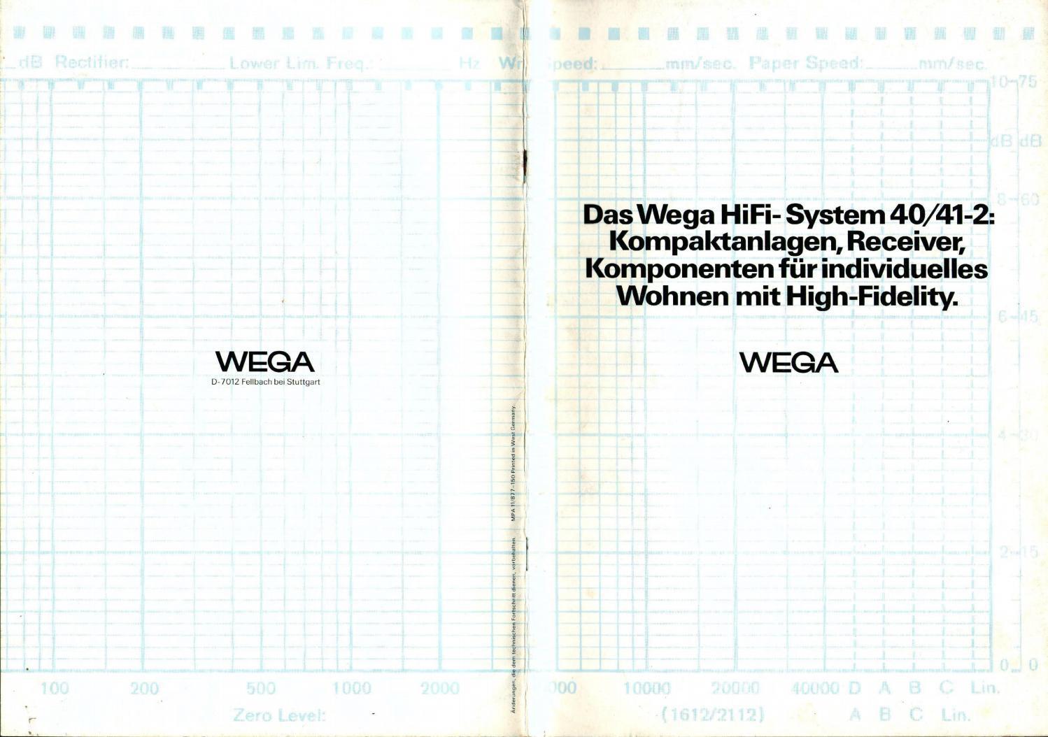 Wega Katalog 1977 - HiFi-System 40-41 by Alex Chernyak - Issuu