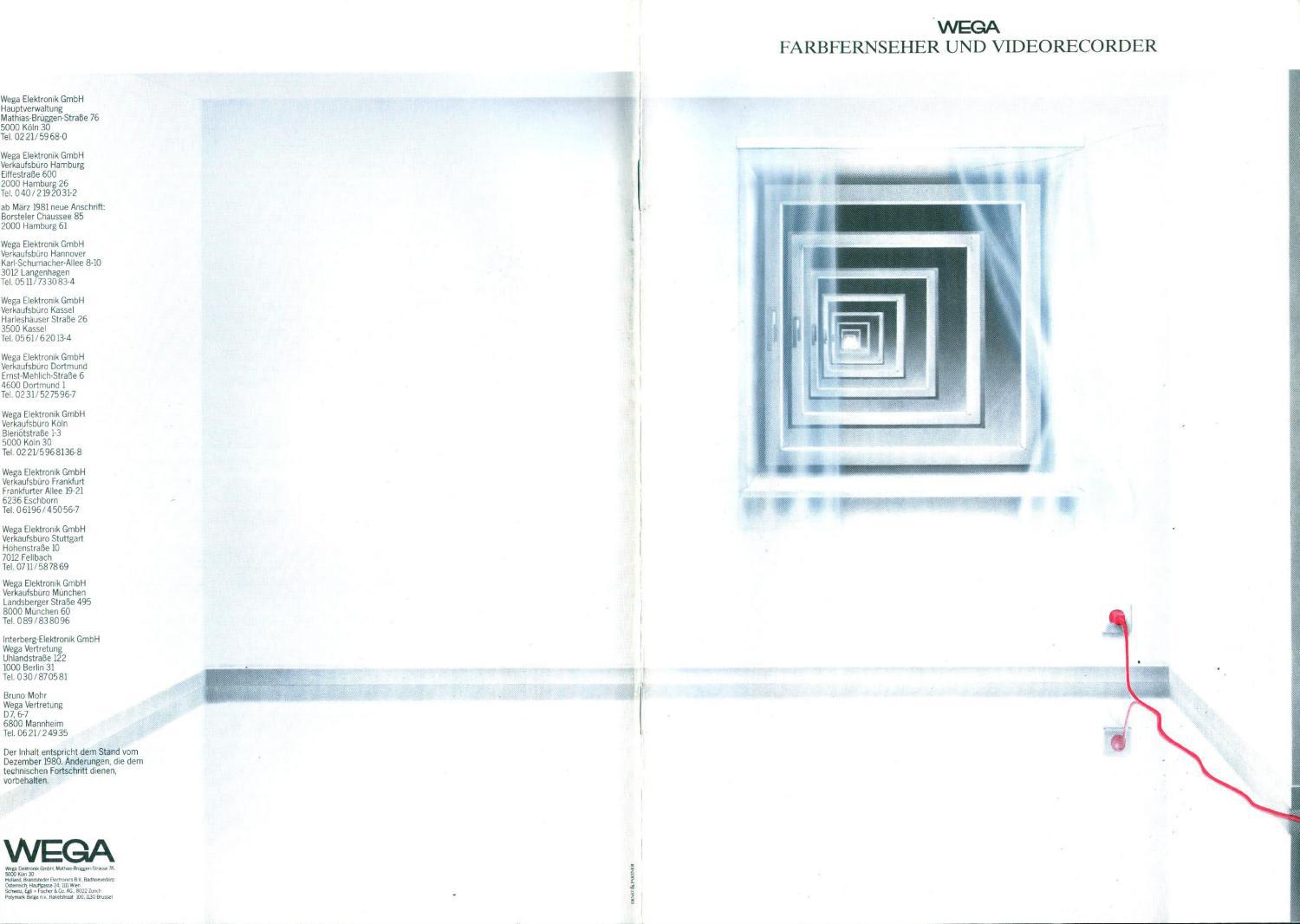 Wega Programm 1981 Fernseher und Videorecorder by Alex Chernyak - Issuu