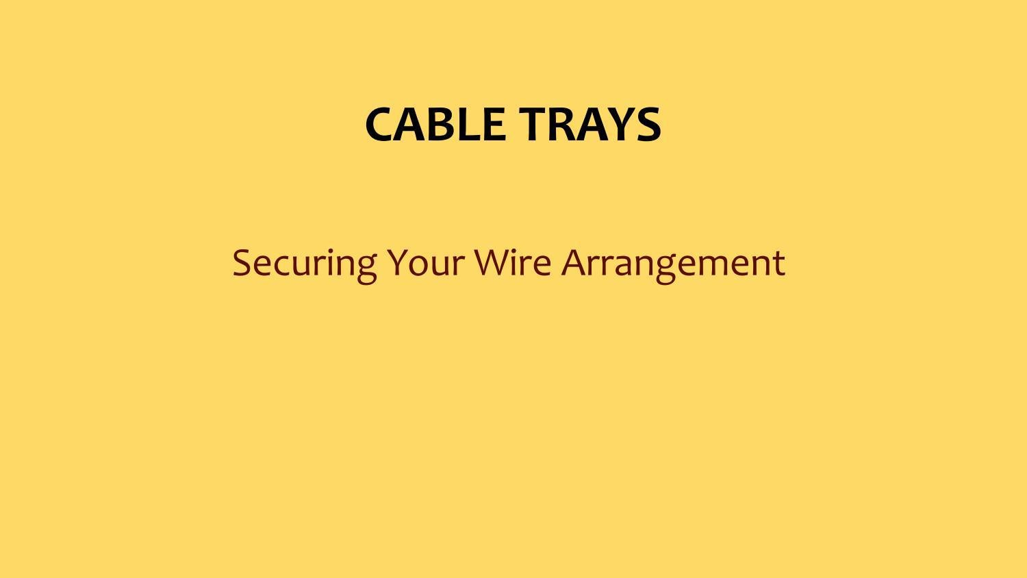 Driving Credibility With The Most Able Cable Tray Manufacturer in India ...