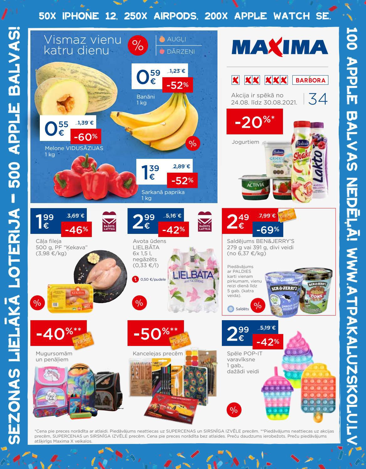 MAXIMA | X XX XXX | 24.-30.08.2021. by Maxima Latvija - Issuu