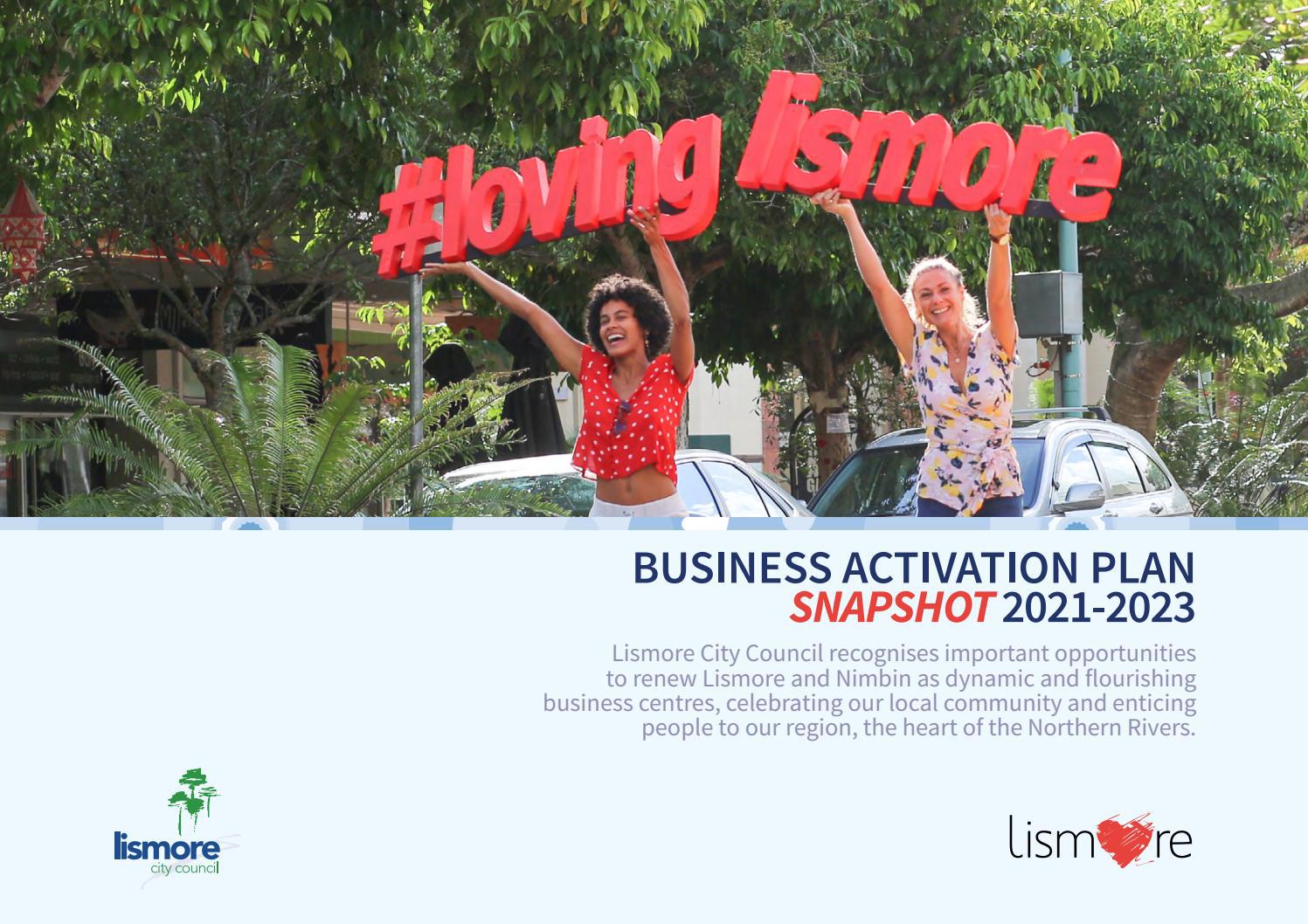 4 Page Business Activation Plan summary by Lismore City Council - Issuu
