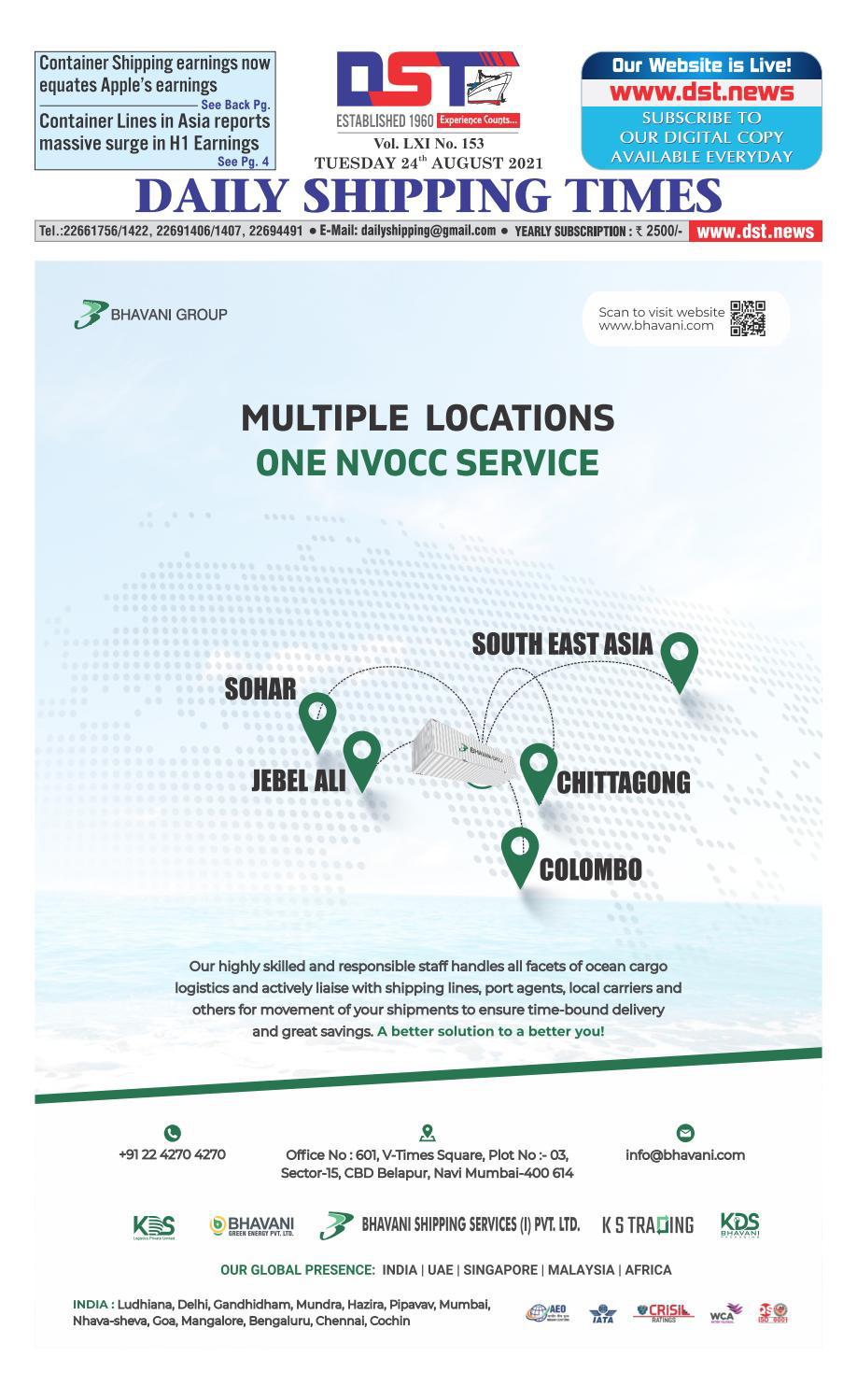 Mum-24-08-21 by Daily Shipping Times - Issuu