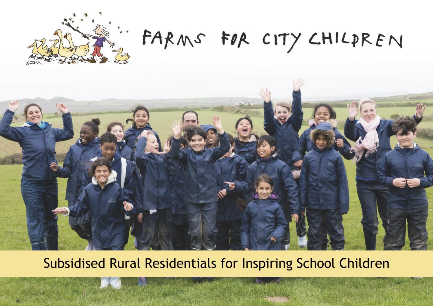 Farms for City Children - Schools Brochure by Farms for City Children ...