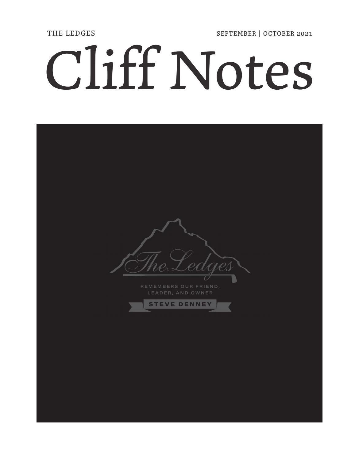 September October Cliff Notes by The Ledges - Issuu
