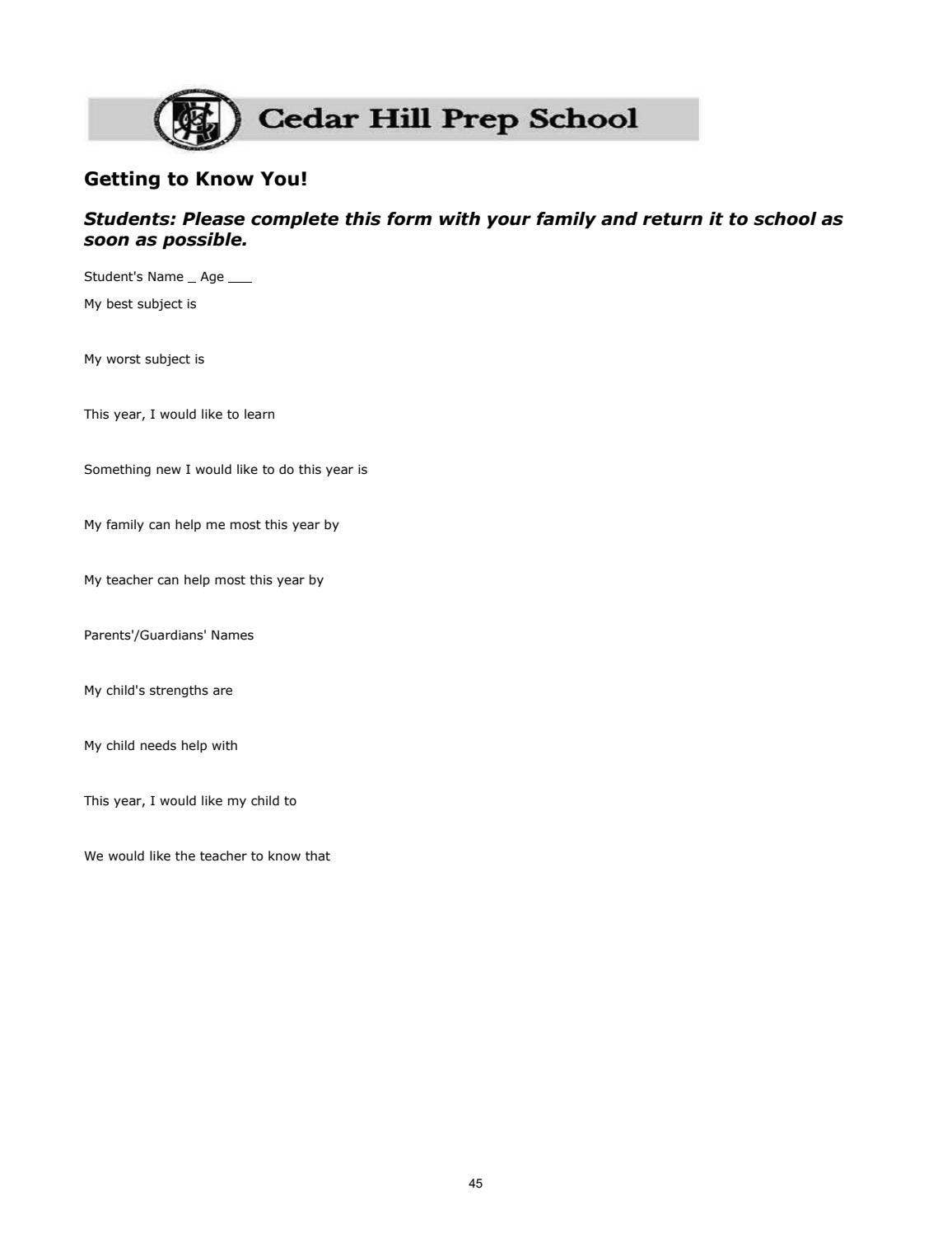 Employee Handbook by Cedar Hill Prep - Issuu