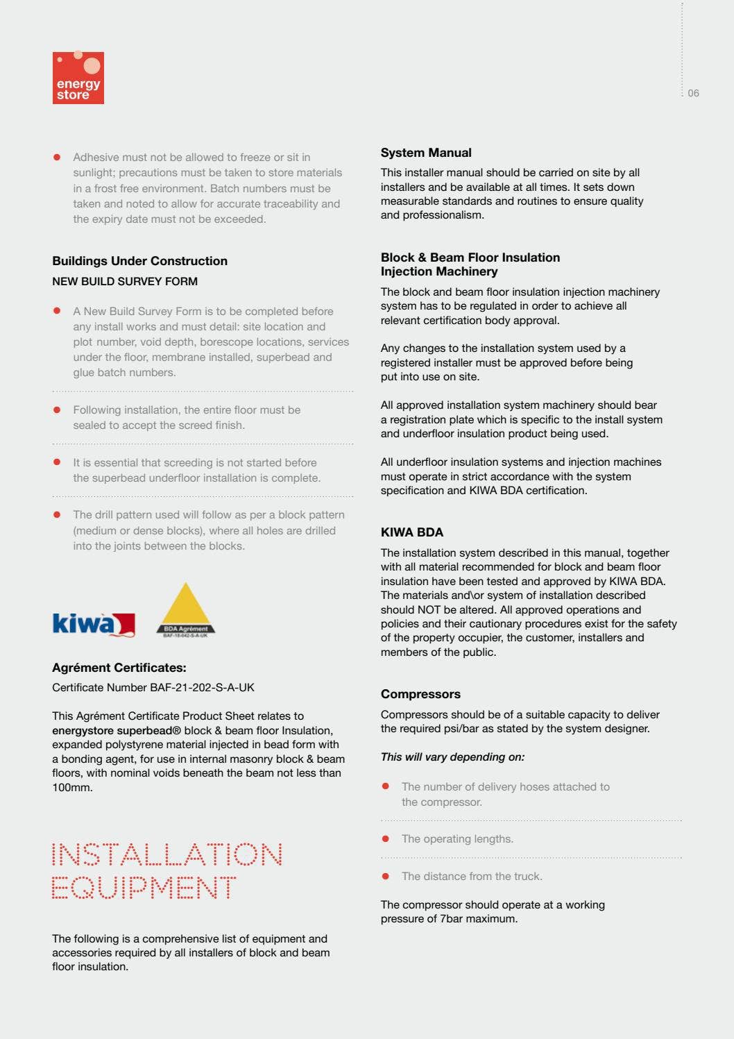 Superbead - B&B System Manual by energystoreltd - Issuu