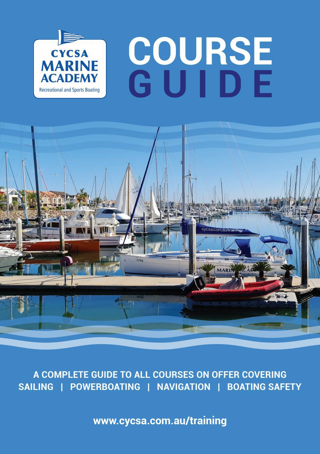 Marine Academy Course Guide by Cruising Yacht Club of South Australia ...