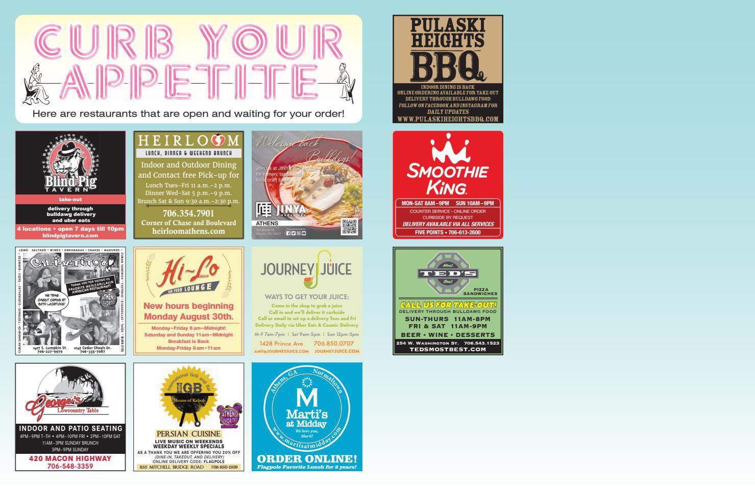 Curb Your Appetite 08-25-21 by Flagpole Magazine - Issuu