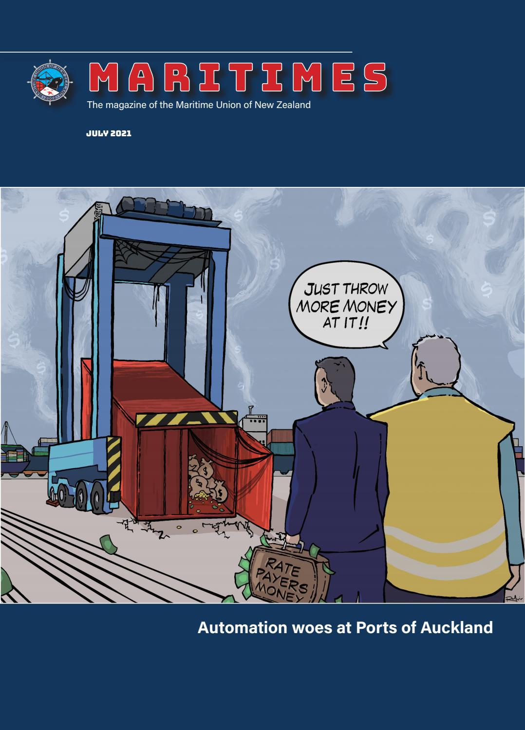 The Maritimes Winter 2021 by Maritime Union of New Zealand - Issuu