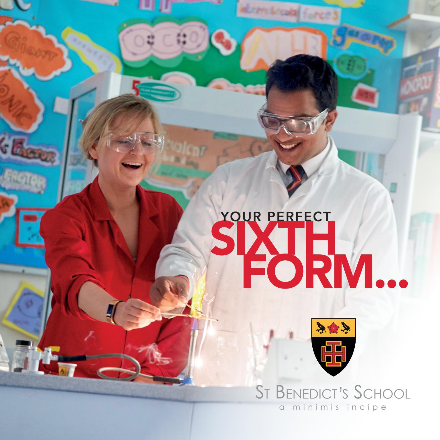 Sixth Form Prospectus 2022-2024 by St Benedict's School - Issuu
