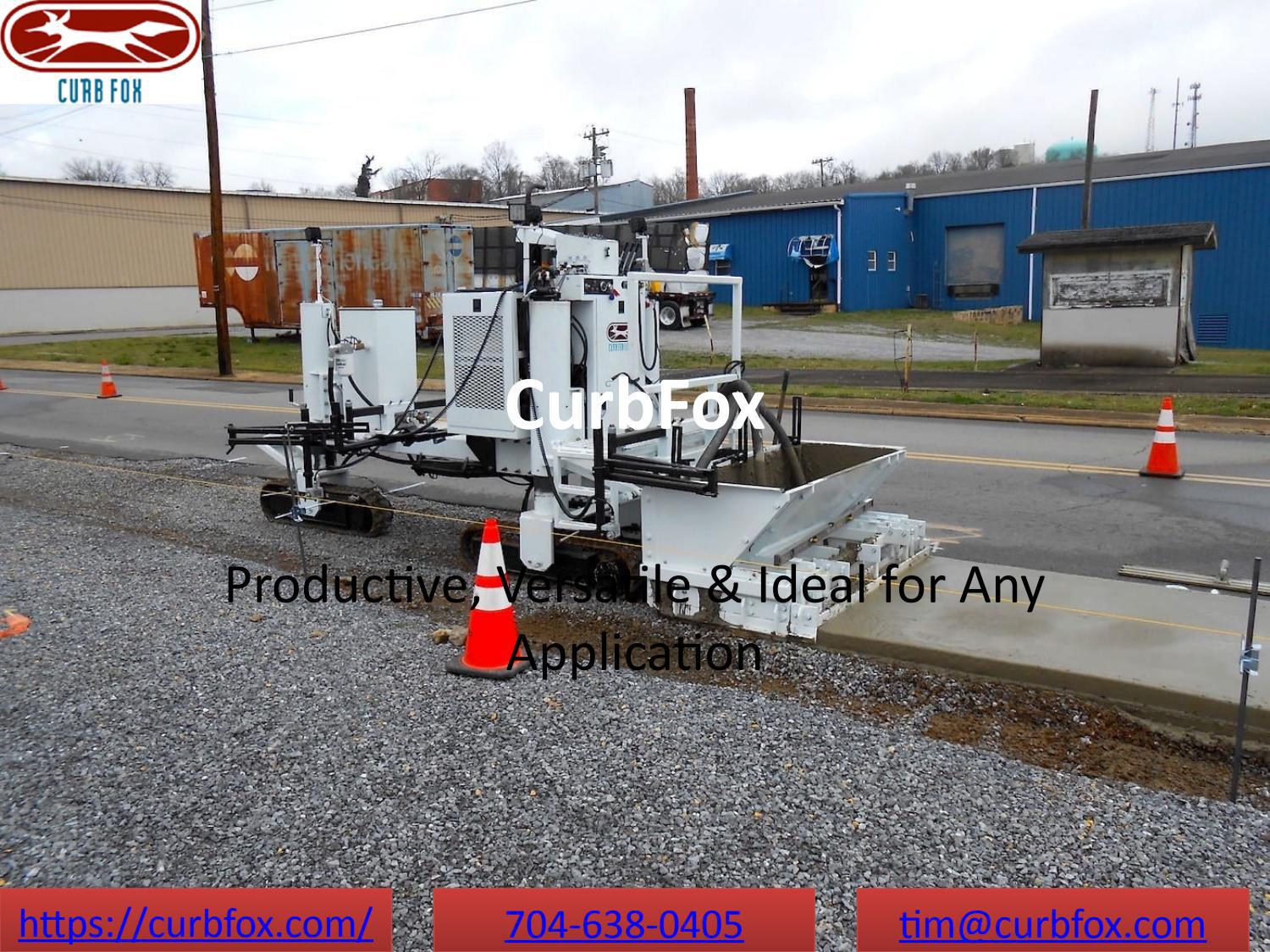Curb Fox Equipment by Curbfox usa - Issuu