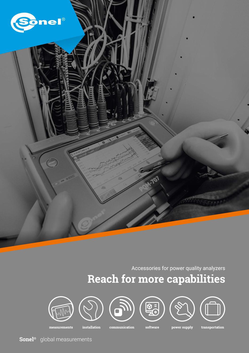 Accessories for power quality analyzers Sonel PQM by Sonel - Issuu