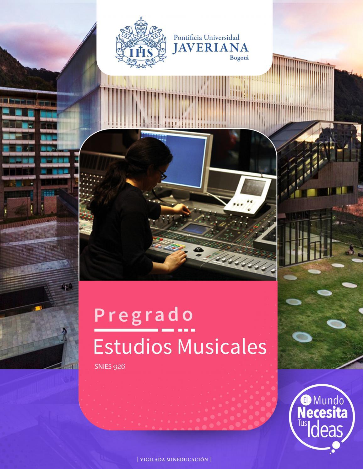 Postal Pregrado Estudios musicales by dmpapuj - Issuu