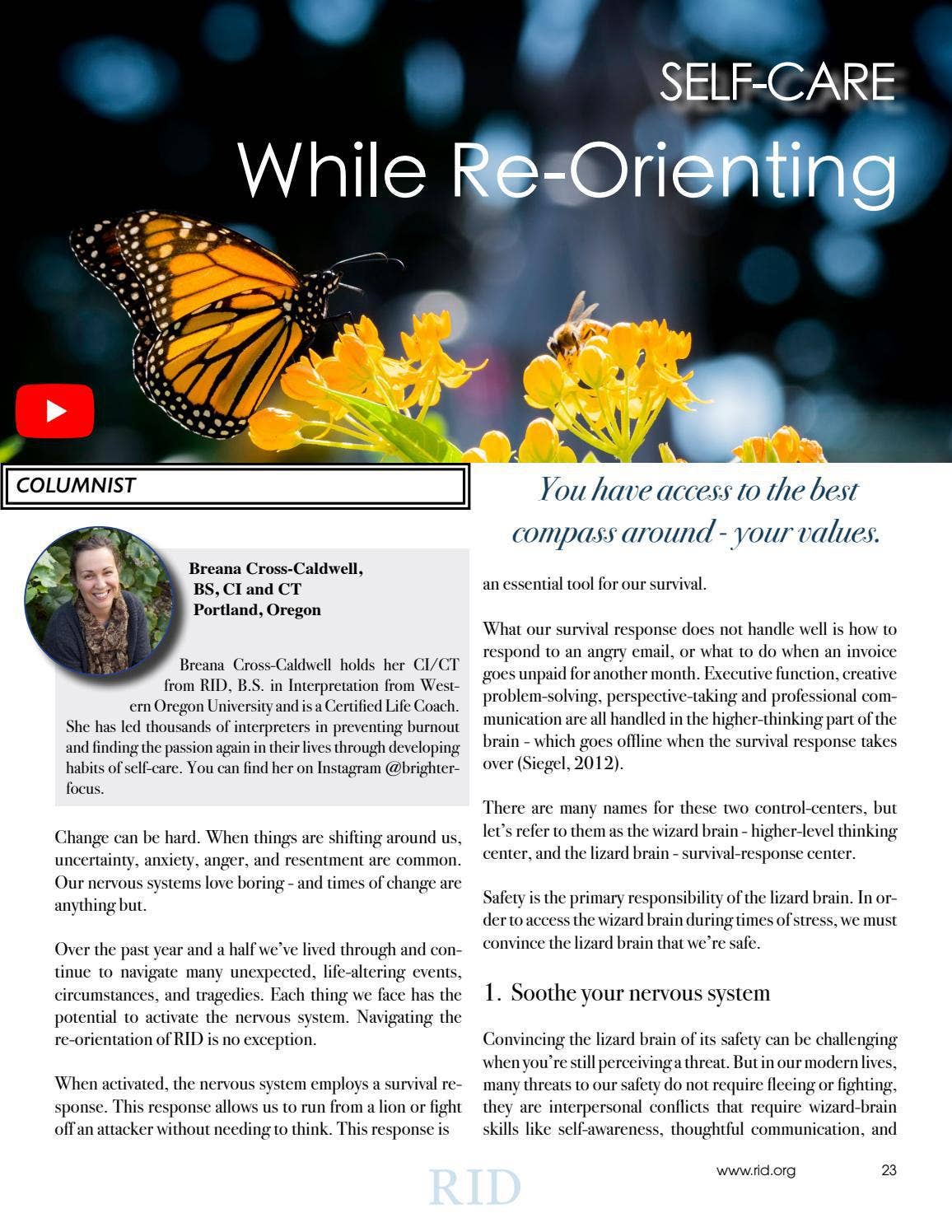 RID August 2021 VIEWS by Registry of Interpreters for the Deaf - Issuu