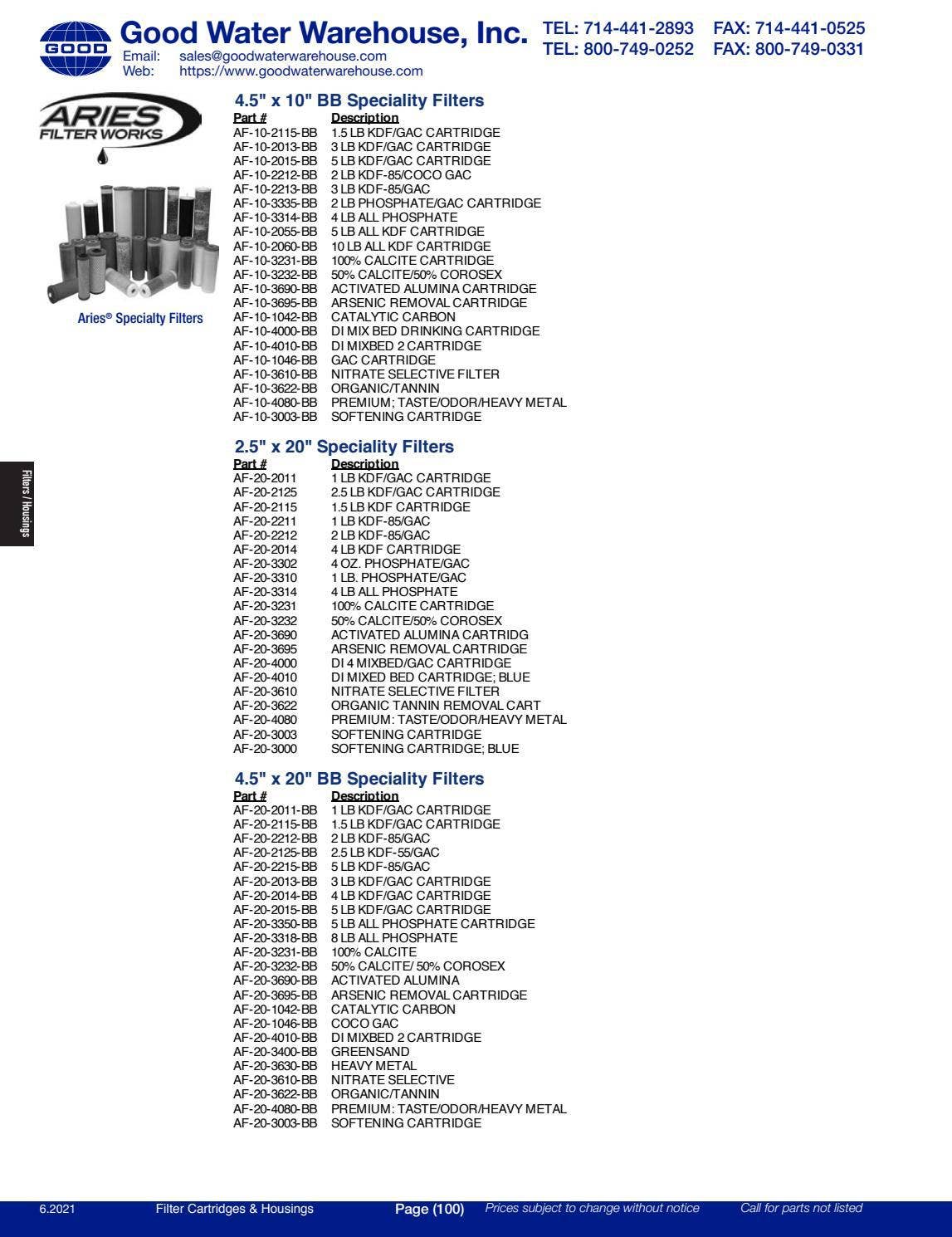 Good Water Warehouse Catalogue by deltawaterproducts - Issuu