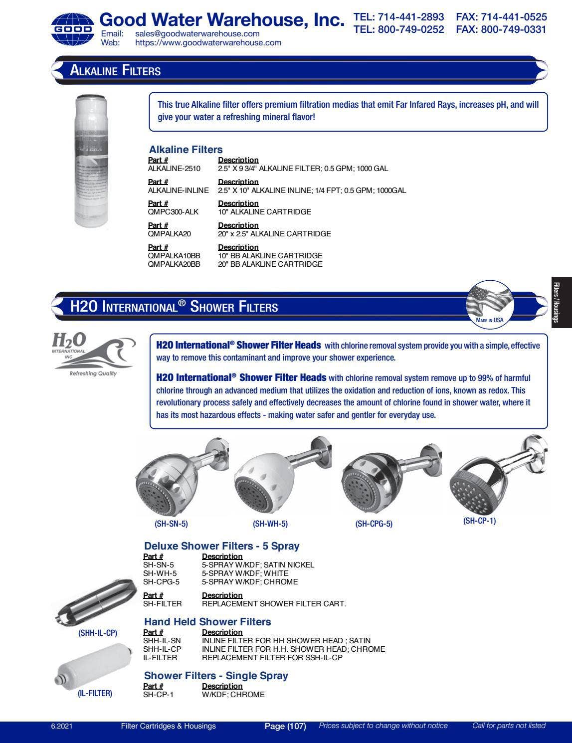 Good Water Warehouse Catalogue by deltawaterproducts - Issuu