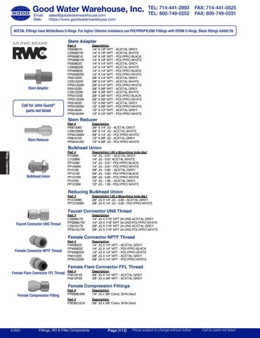 Good Water Warehouse Catalogue by deltawaterproducts - Issuu