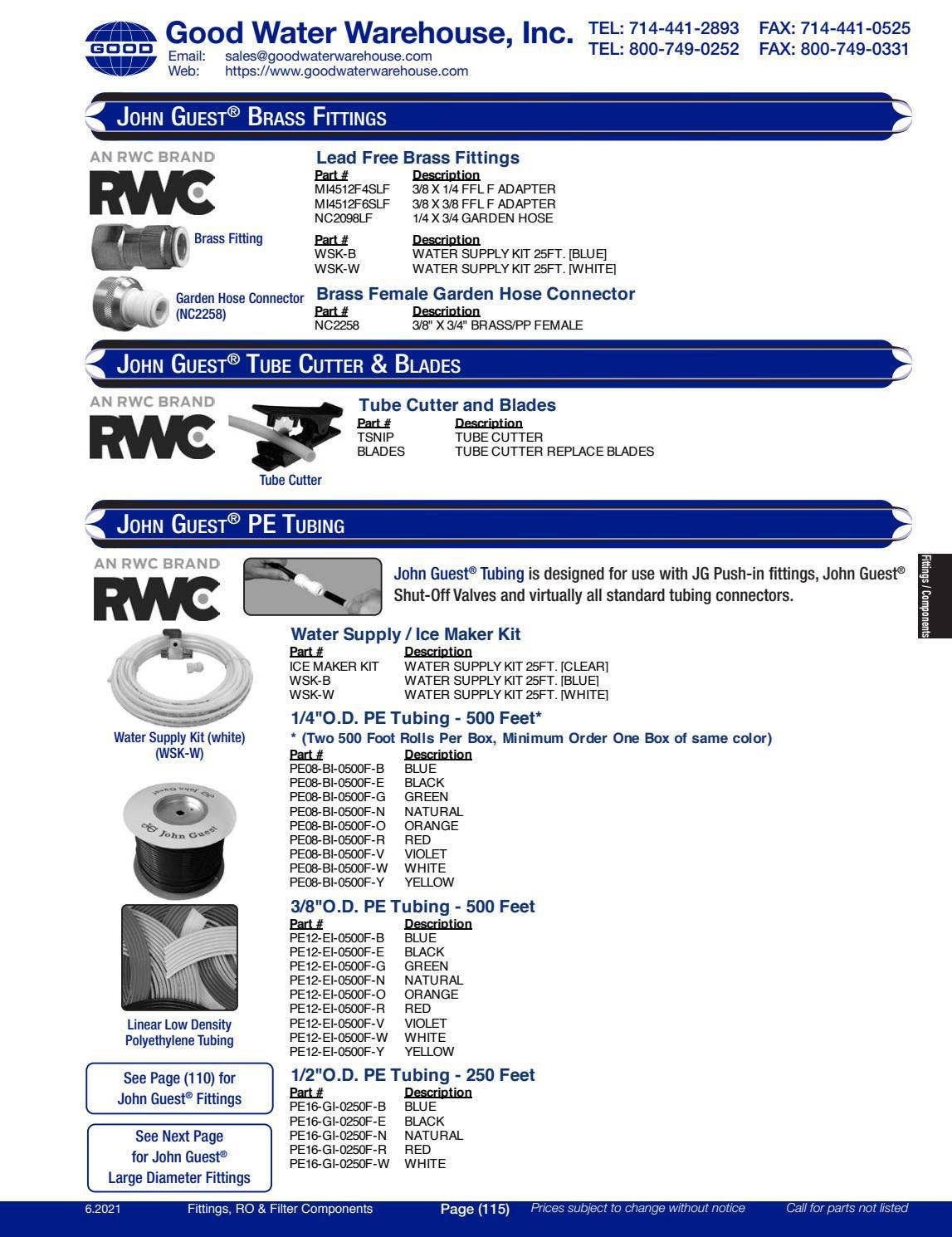 Good Water Warehouse Catalogue by deltawaterproducts - Issuu