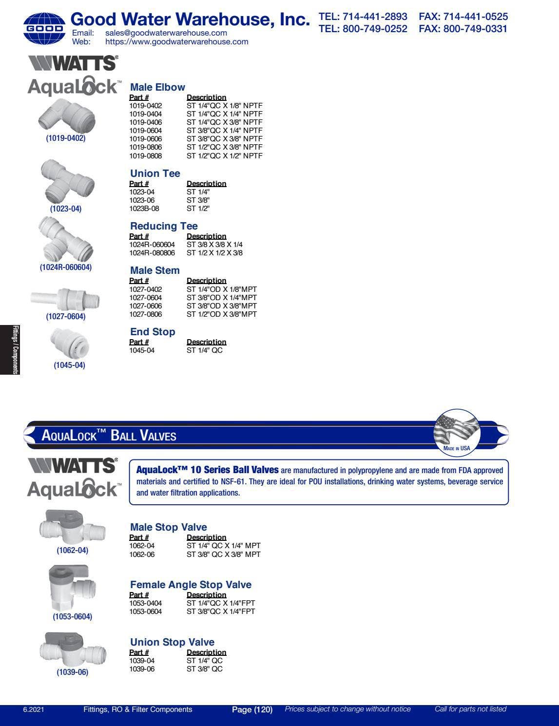 Good Water Warehouse Catalogue by deltawaterproducts - Issuu