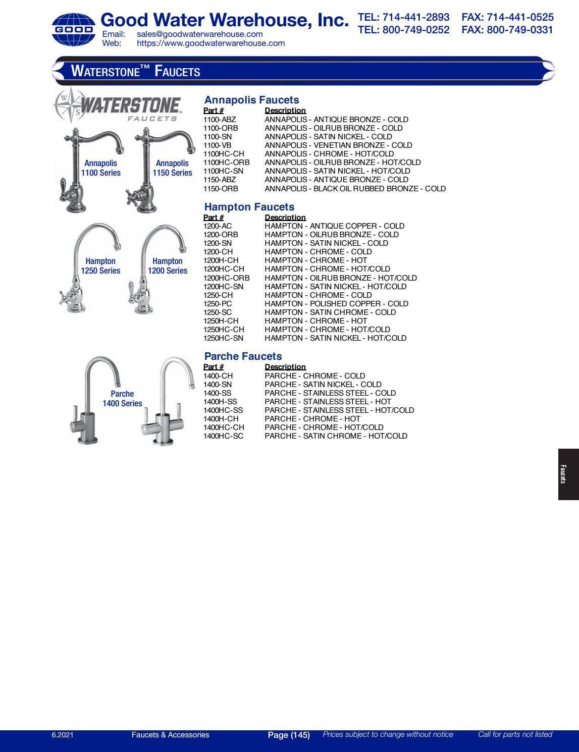 Good Water Warehouse Catalogue by deltawaterproducts - Issuu