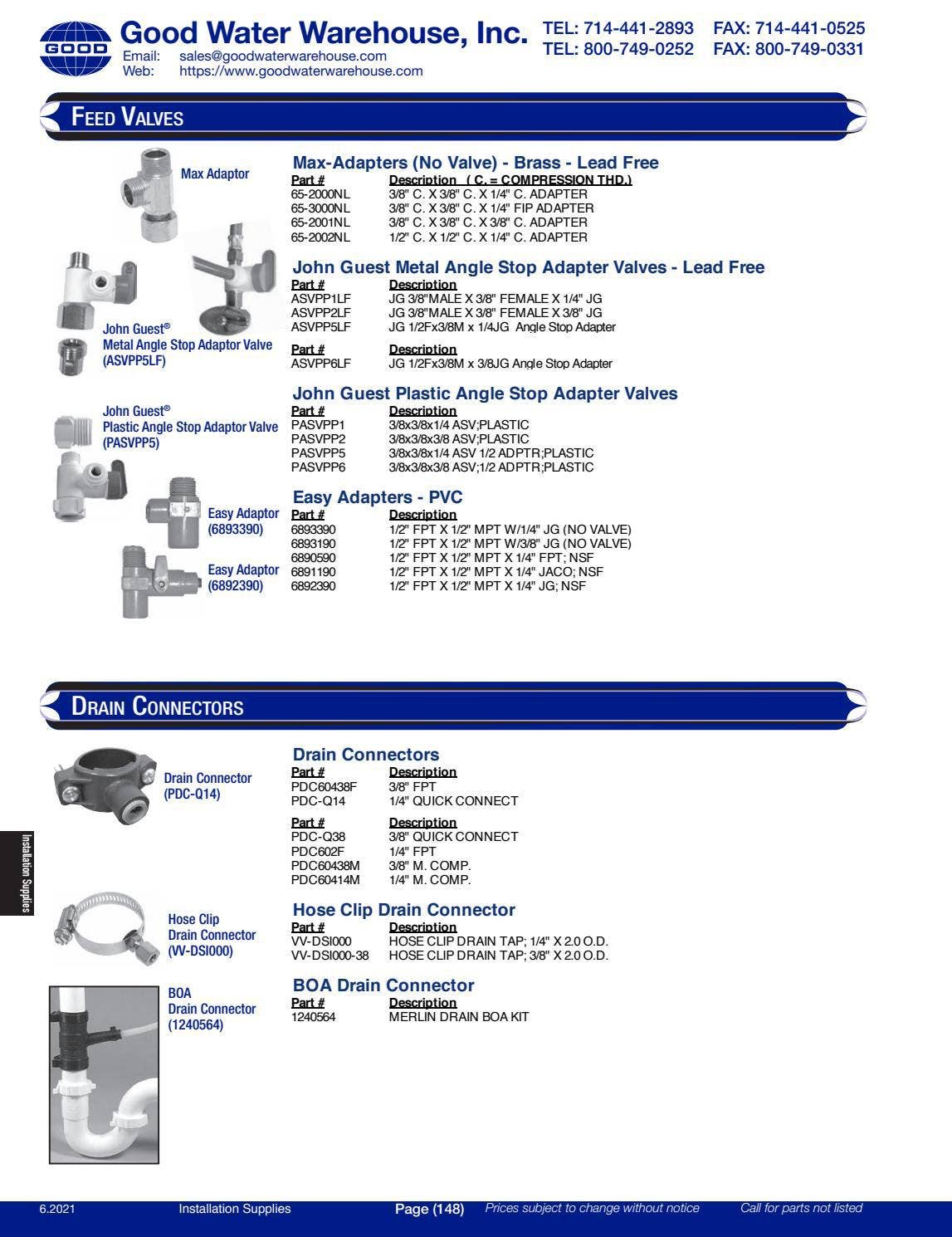 Good Water Warehouse Catalogue by deltawaterproducts - Issuu