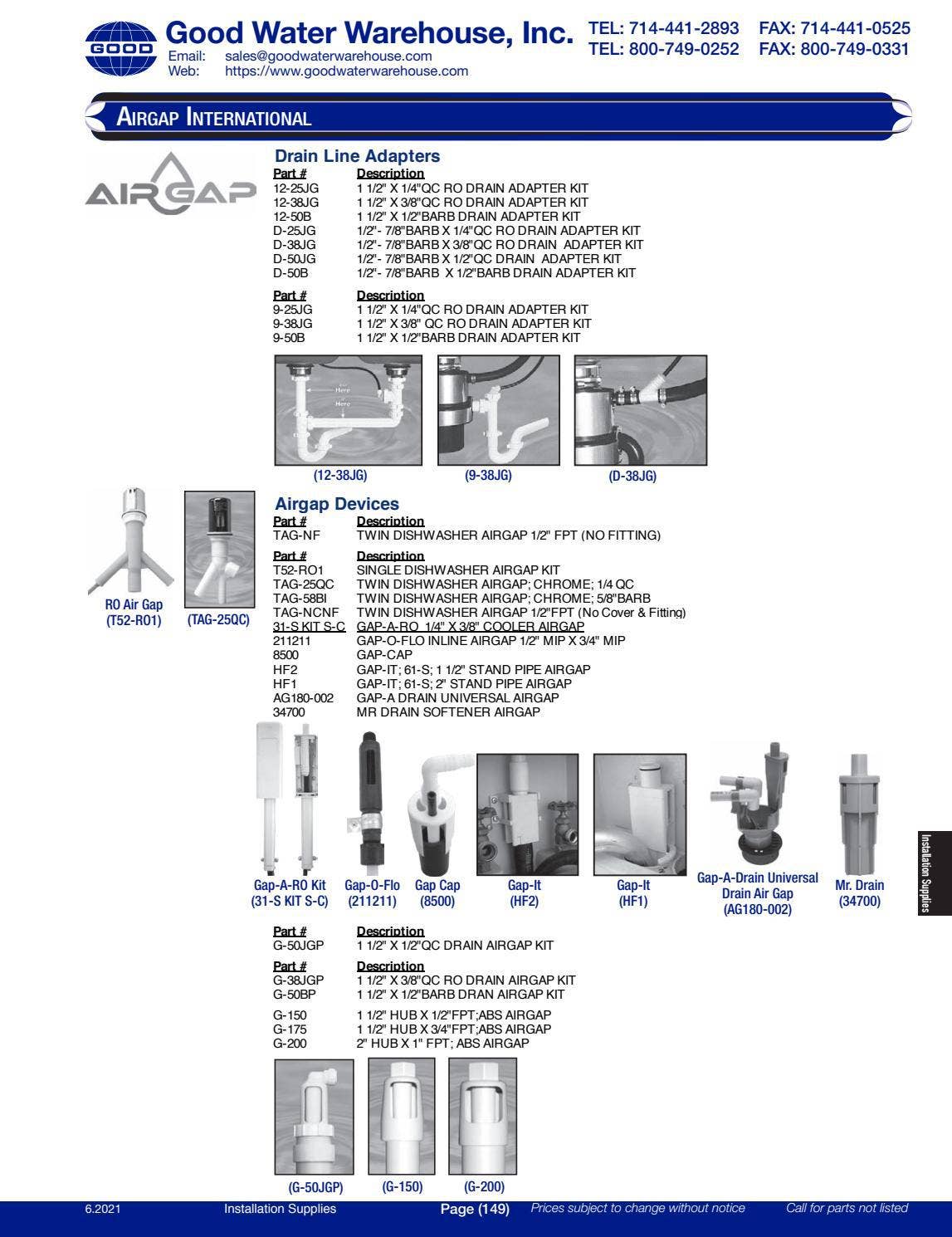 Good Water Warehouse Catalogue by deltawaterproducts - Issuu