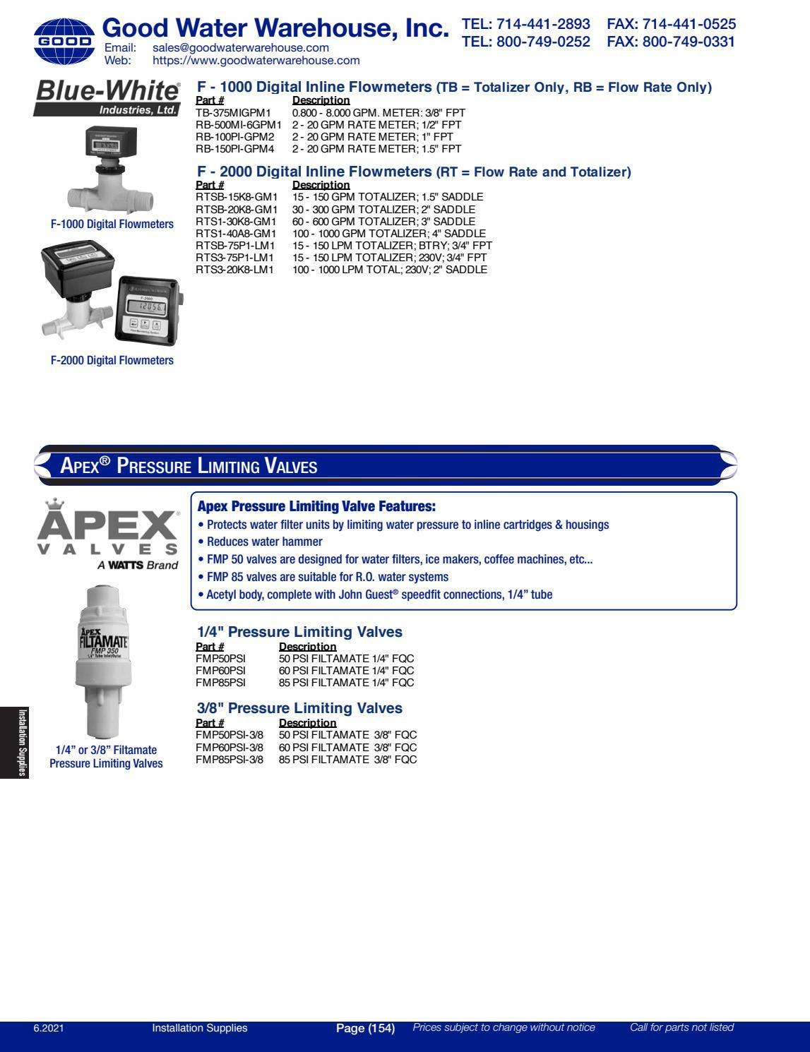 Good Water Warehouse Catalogue by deltawaterproducts - Issuu