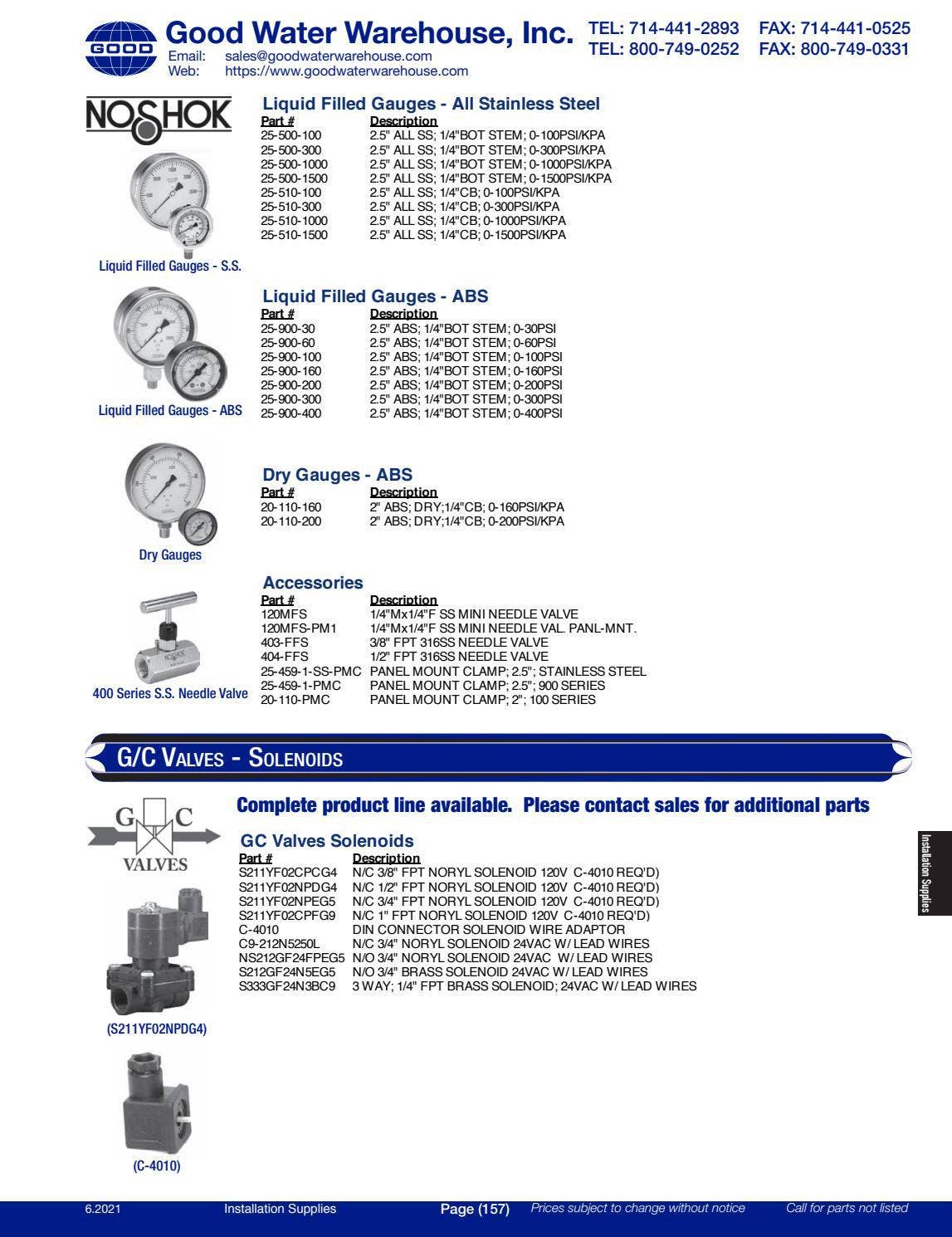 Good Water Warehouse Catalogue by deltawaterproducts - Issuu
