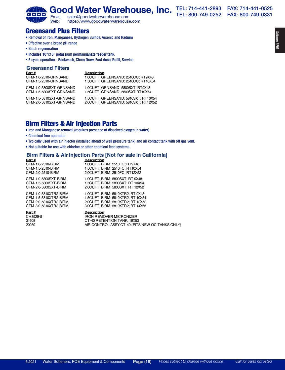 Good Water Warehouse Catalogue by deltawaterproducts - Issuu