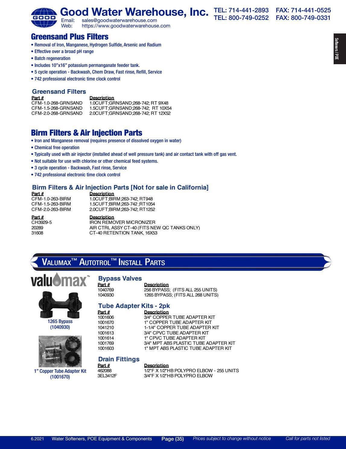 Good Water Warehouse Catalogue by deltawaterproducts - Issuu