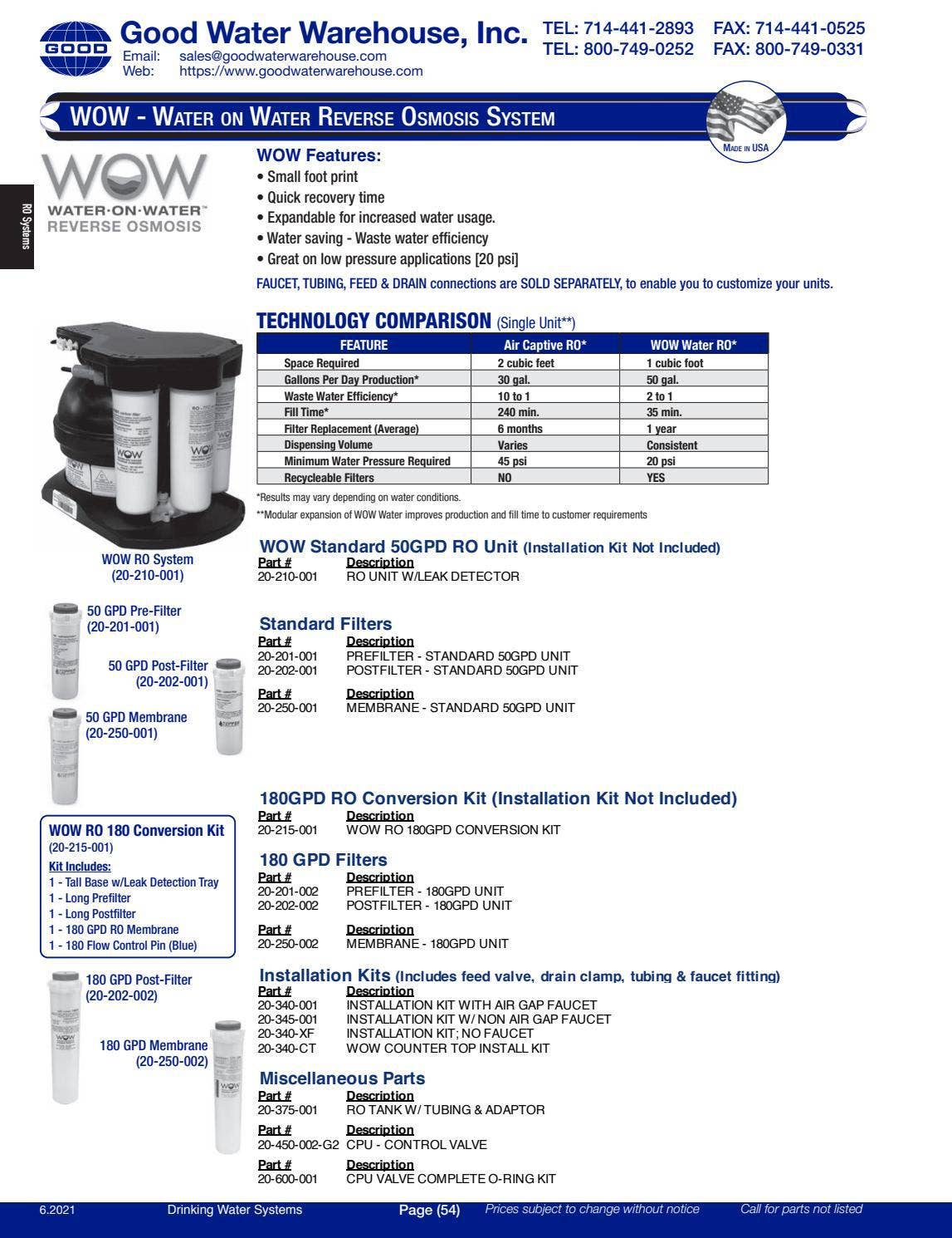 Good Water Warehouse Catalogue by deltawaterproducts - Issuu
