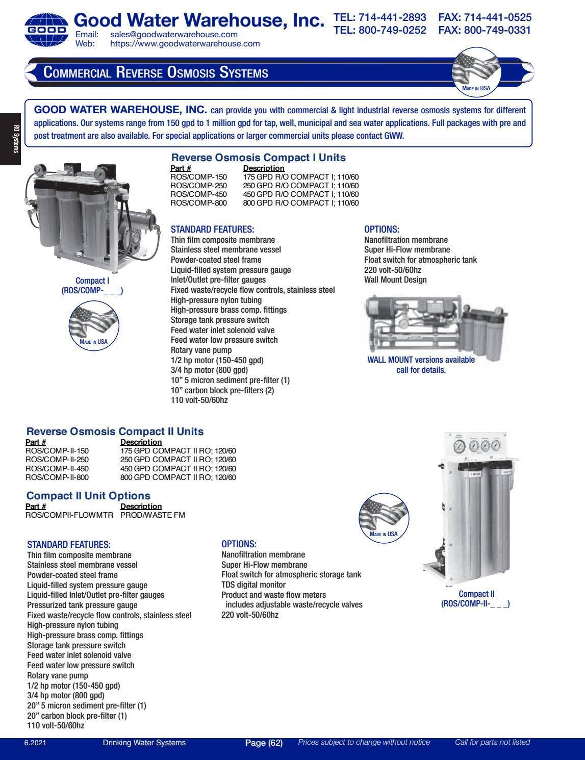 Good Water Warehouse Catalogue by deltawaterproducts - Issuu