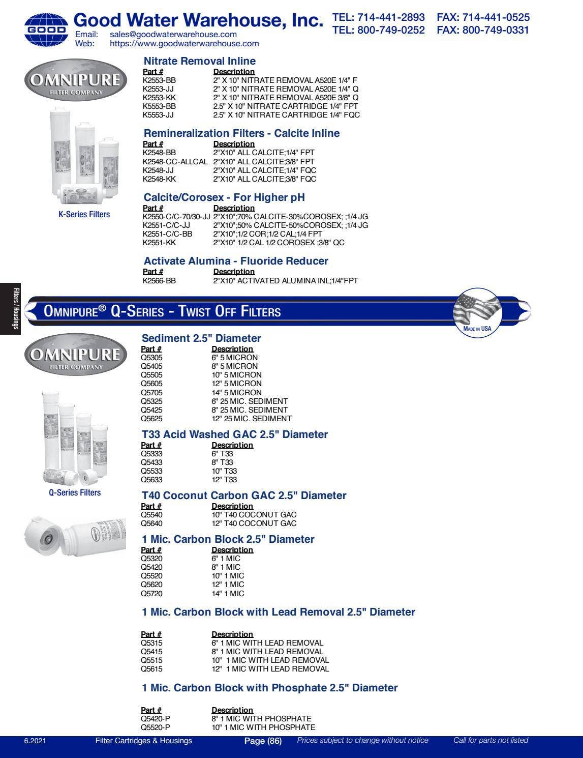 Good Water Warehouse Catalogue by deltawaterproducts - Issuu