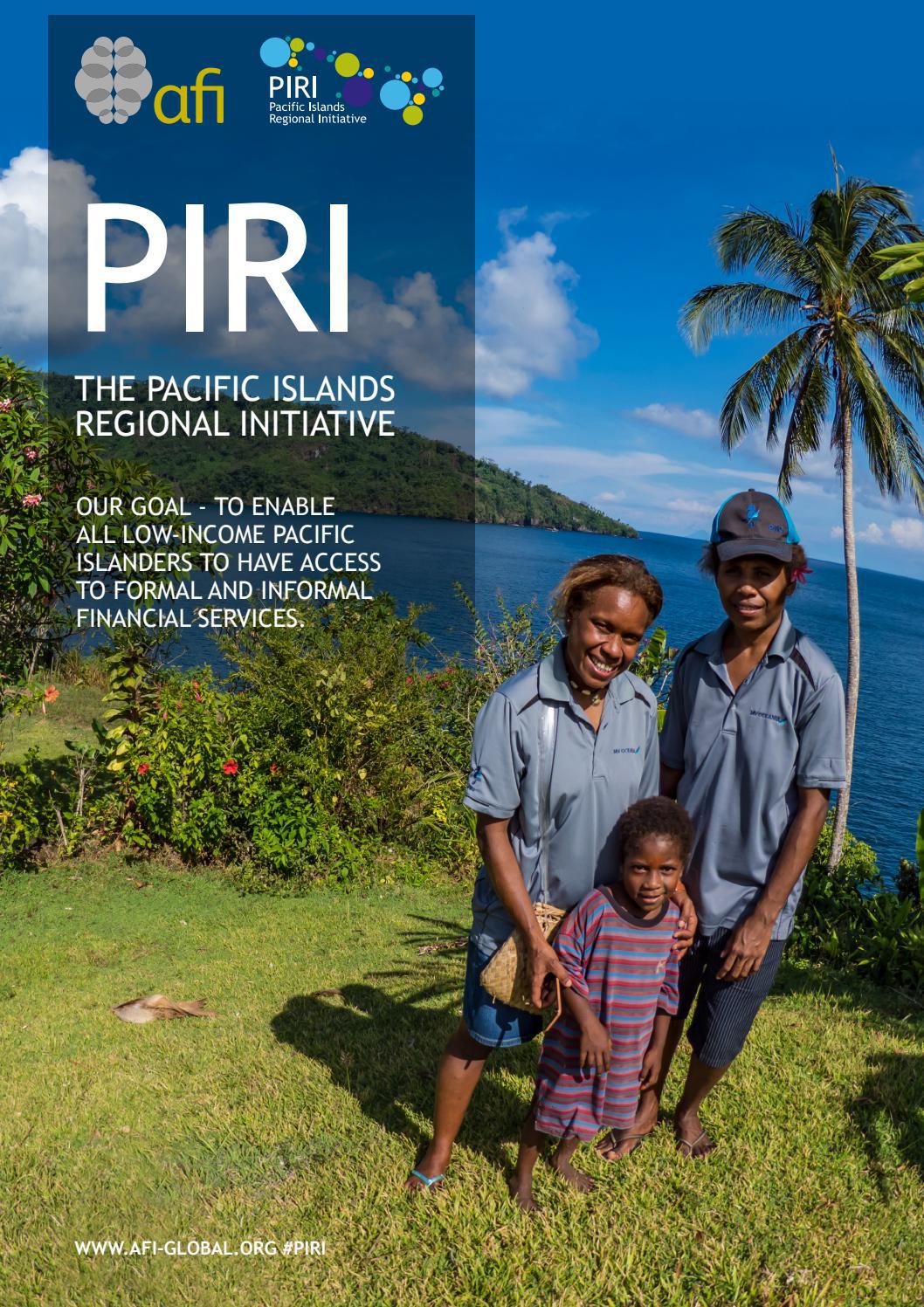 The Pacific Islands Regional Initiative (PIRI) Factsheet by Alliance ...