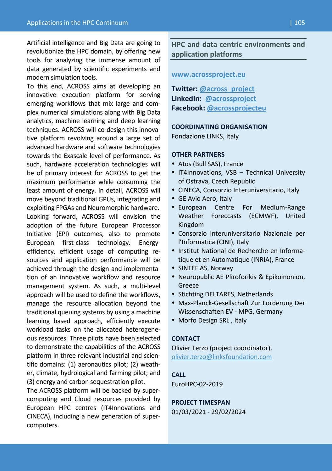 ETP4HPC Handbook of European HPC Projects - September 2021 Edition by ETP4HPC - Issuu