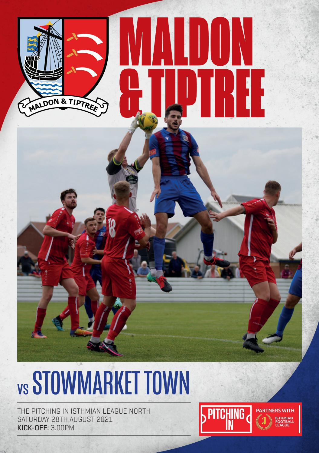 Maldon & Tiptree v Stowmarket Town by Duplexity Artwork - Issuu