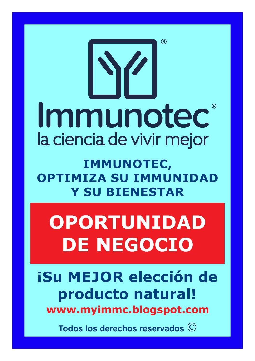 IMMUNOTEC Y NEGOCIO by IMMUNOTEC GLOBAL - Issuu