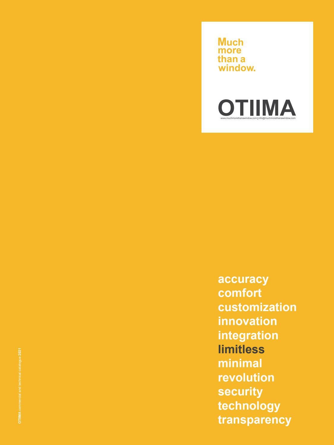 OTIIMA CATALOGUE 2021 by OTIIMA - Issuu