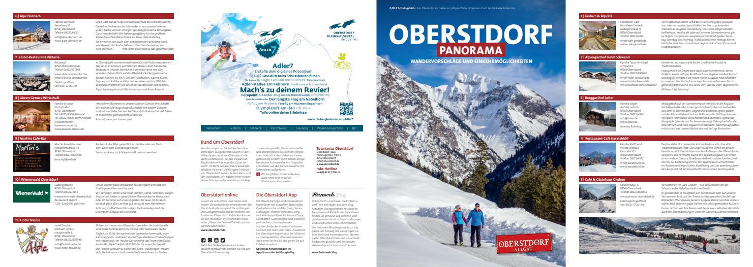 Oberstdorf Panoramakarte Winter by Tourismus Oberstdorf - Issuu