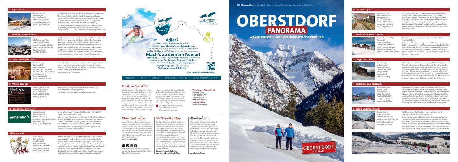 Oberstdorf Panoramakarte Winter by Tourismus Oberstdorf - Issuu