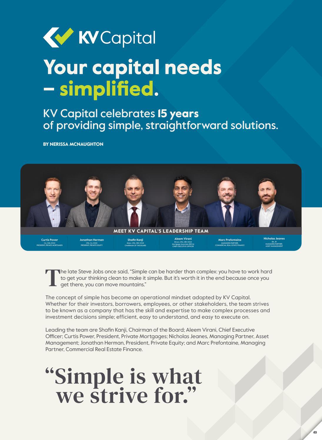 KV Capital - Celebrating Business Excellence by Business in Edmonton ...