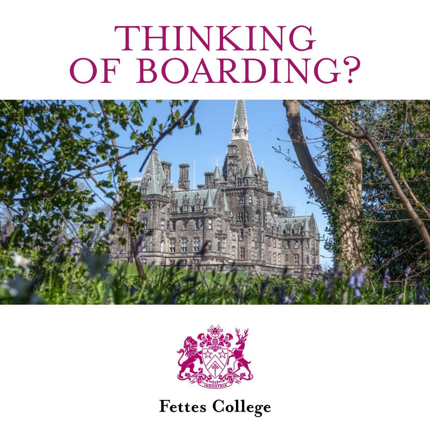 Fettes College Boarding Brochure by Fettes_College - Issuu