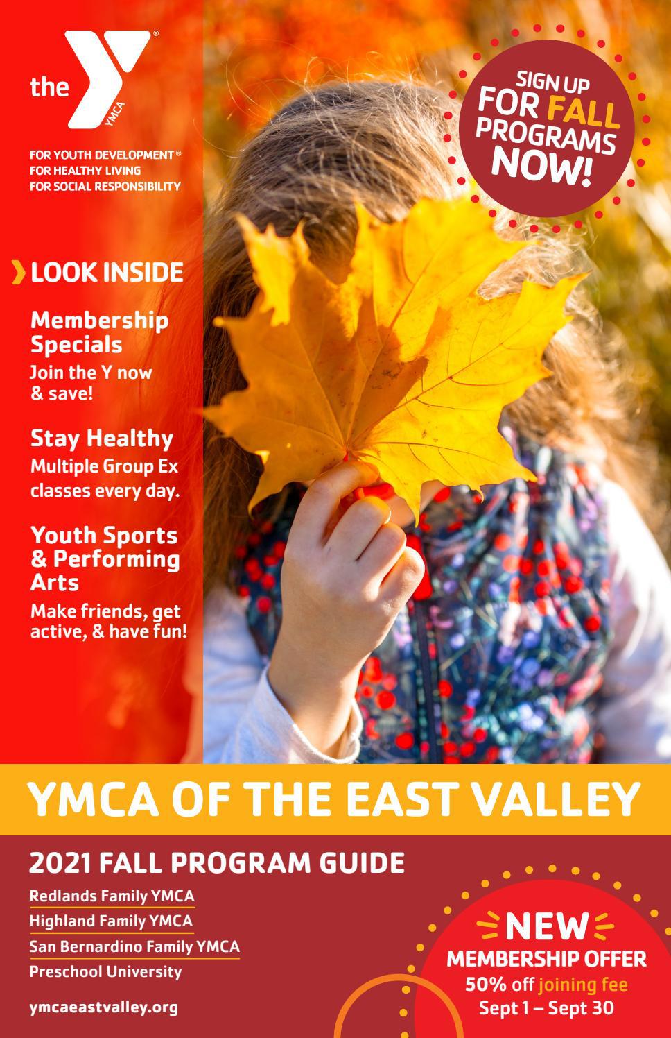 2021 Fall Program Guide by YMCA of the East Valley - Issuu