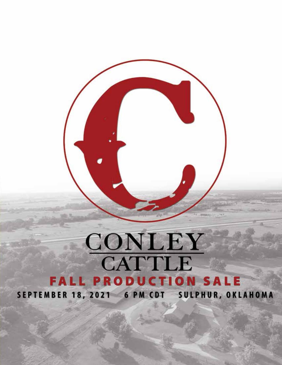 2021 Conley Cattle Fall Production Sale by SCI - Stephanie Cronin, INC ...