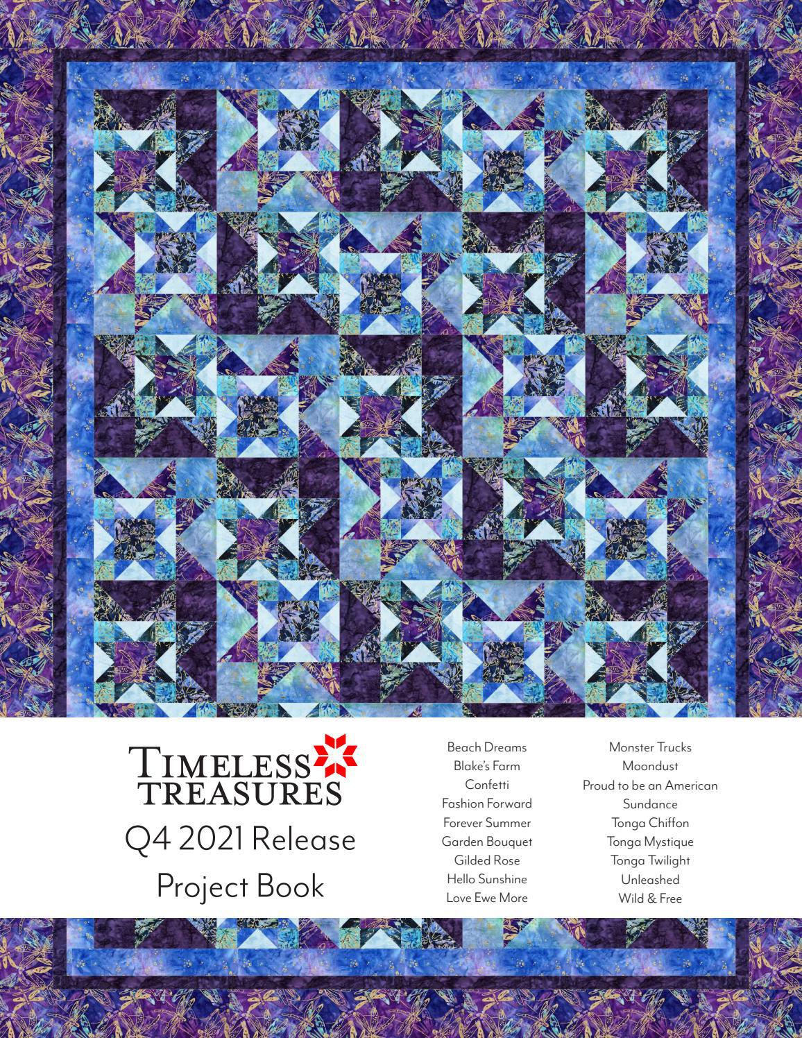 2021 Q4 Fall Timeless Treasures Projects by Timeless Treasures Fabrics ...