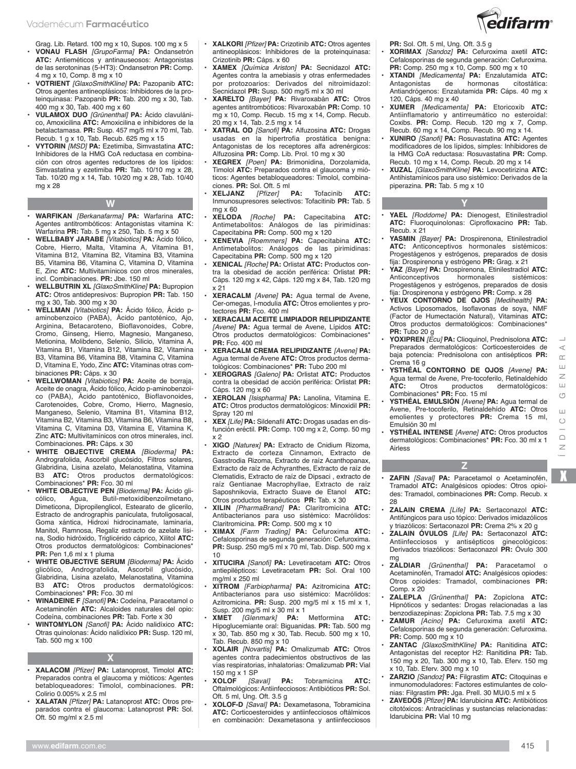 Vademécum Farmacéutico Edifarm 2021 by Edifarm & Cía. - Issuu