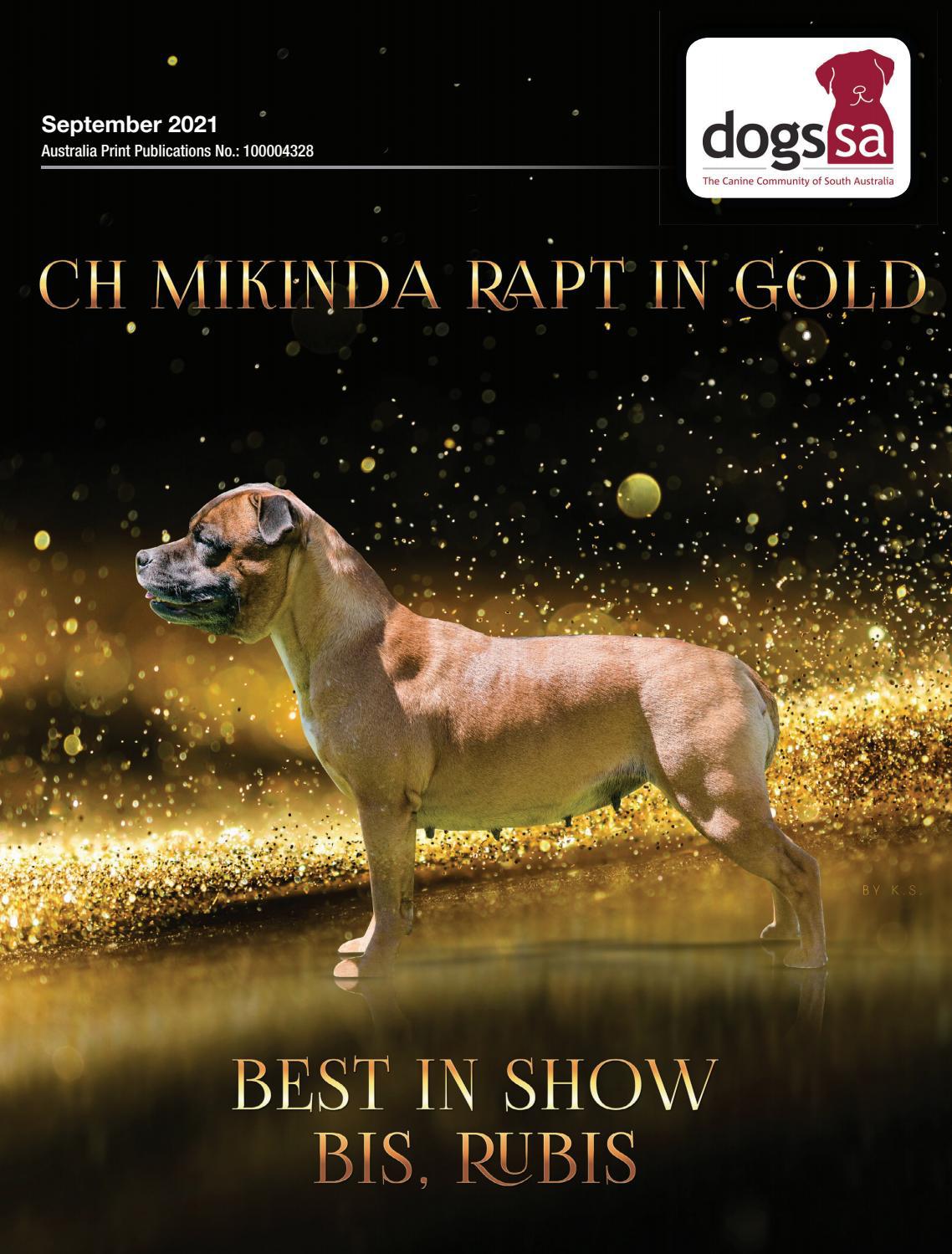 2021 Dogs SA September magazine by dogssa - Issuu